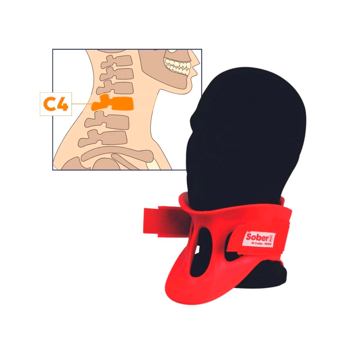 Collier Cervical Sober : La référence en immobilisation | PLA Secours